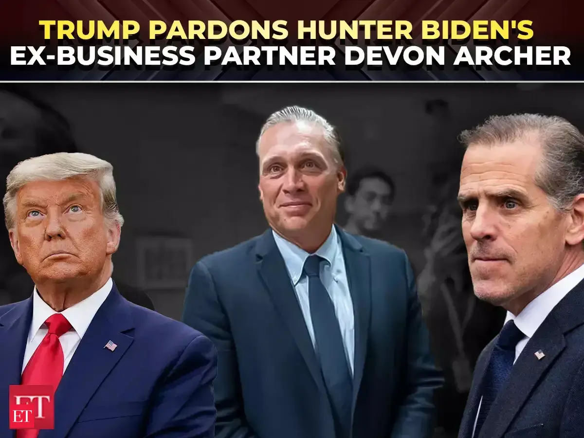 Trump signs pardon for Hunter Biden's ex-business partner Devon Archer ...