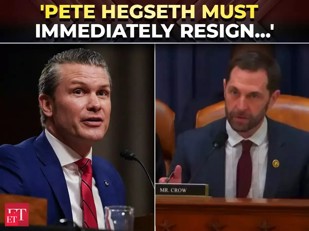 'Hegseth must resign': Rep Jason Crow demands Pentagon boss' removal ...