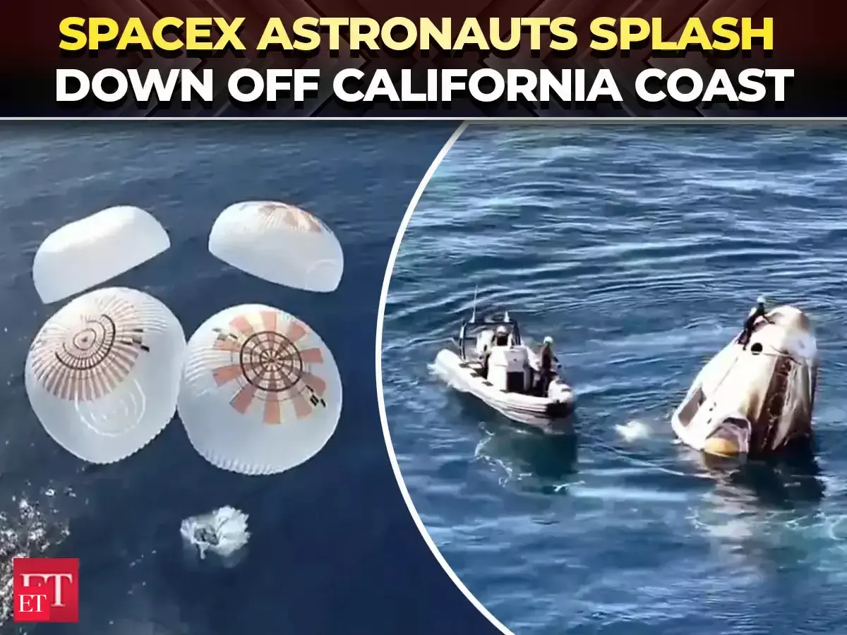 SpaceX's private Fram2 crew returns to Earth after polar-orbiting ...