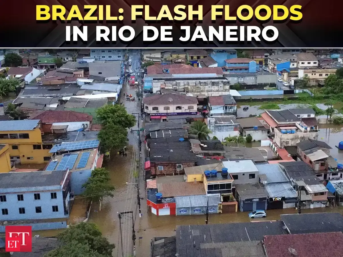 Brazil: Heavy rains cause floods in Rio de Janeiro; residents left with ...
