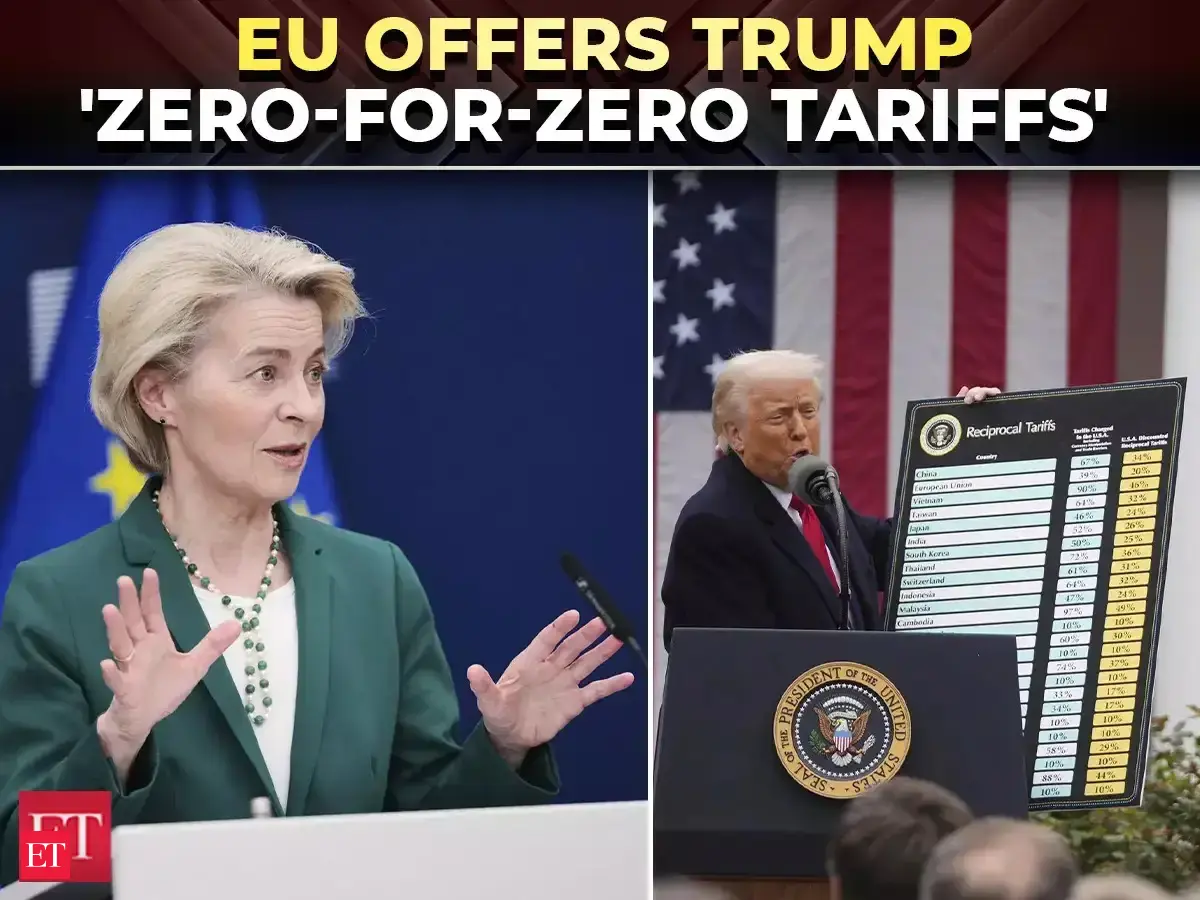 european commission: Trump tariffs: EU offers US 'zero-for-zero tariffs ...