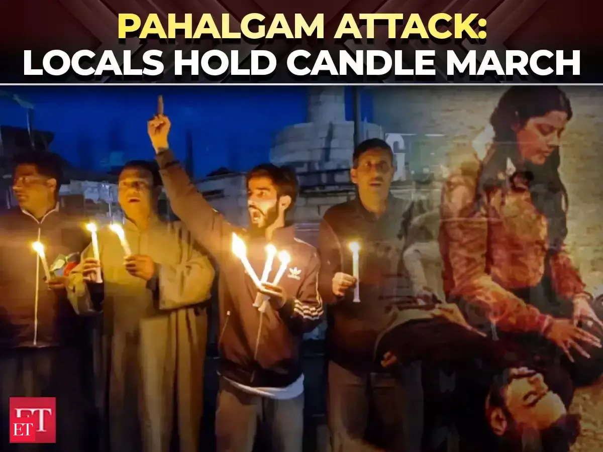 Pahalgam attack: Locals in J&K's Anantnag carry out candle march ...