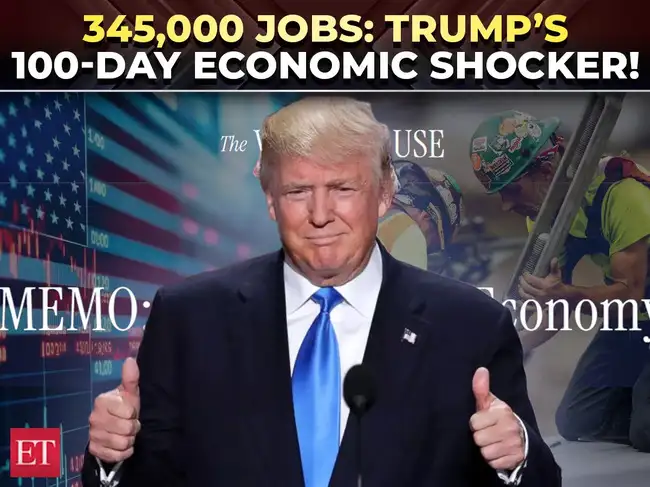 trump jobs white house: Trump created 345,000 jobs in 100 days of his ...
