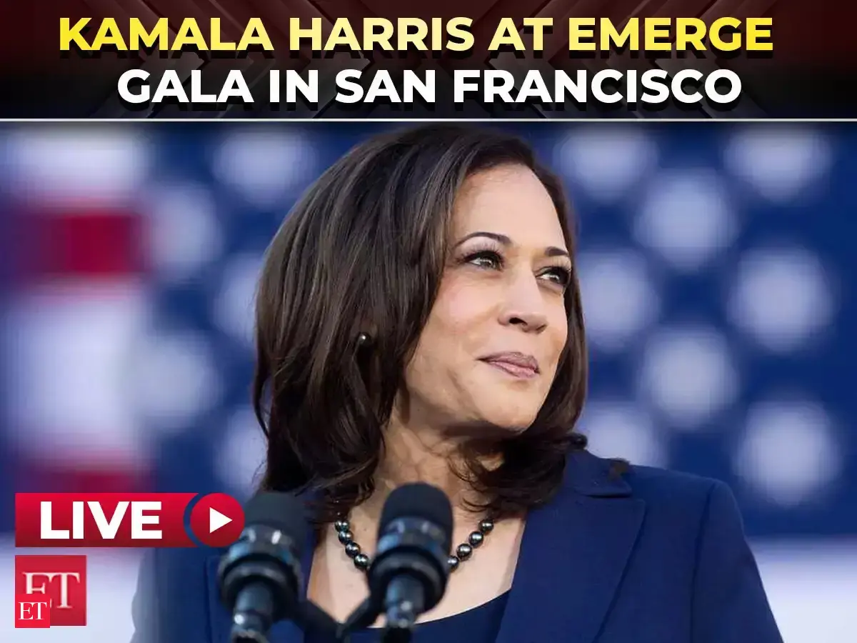 LIVE | Kamala Harris at Emerge Gala in San Francisco, criticises Trump ...