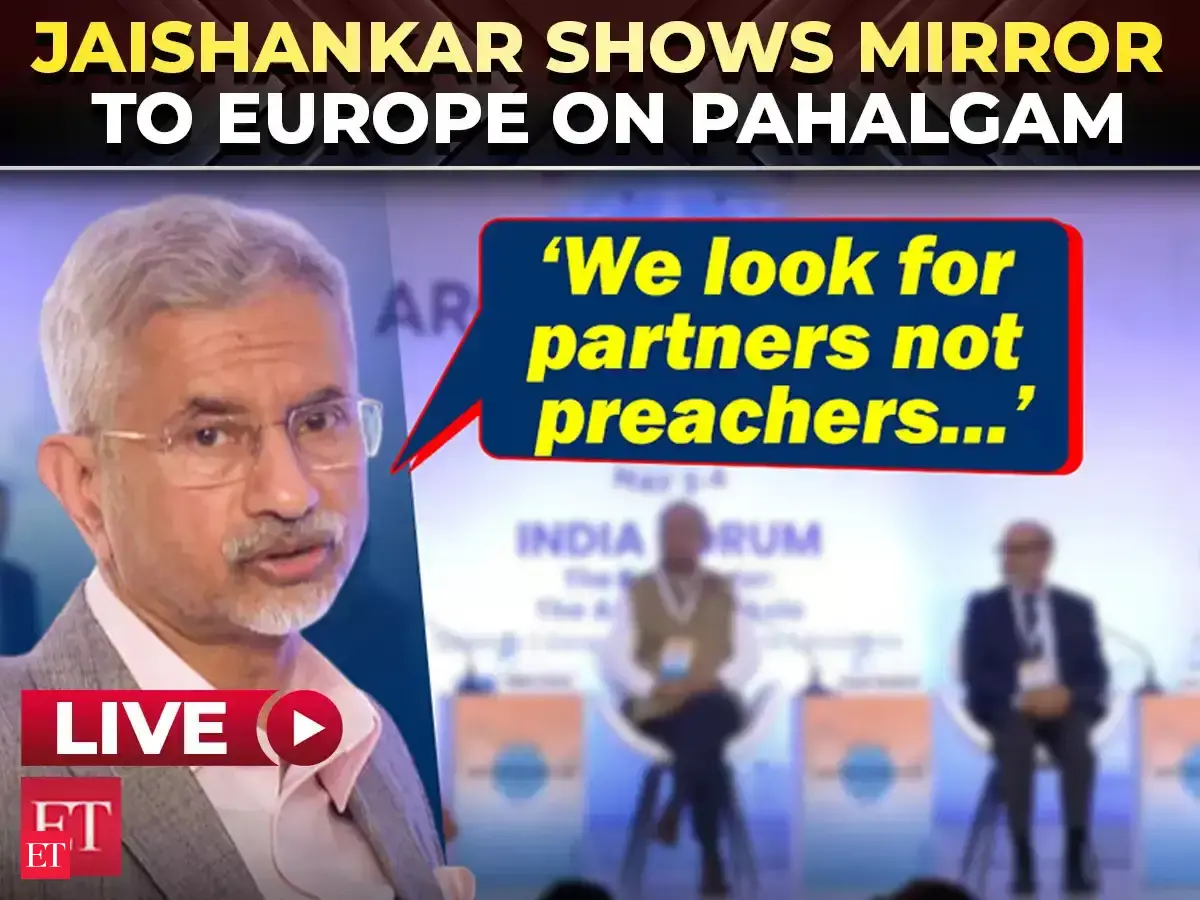 LIVE | Jaishankar's powerful message to Europe: 'India looking for ...