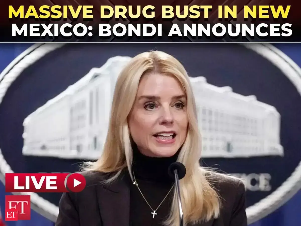 LIVE | AG Pam Bondi announces ‘Historic’ drug bust in massive multi ...