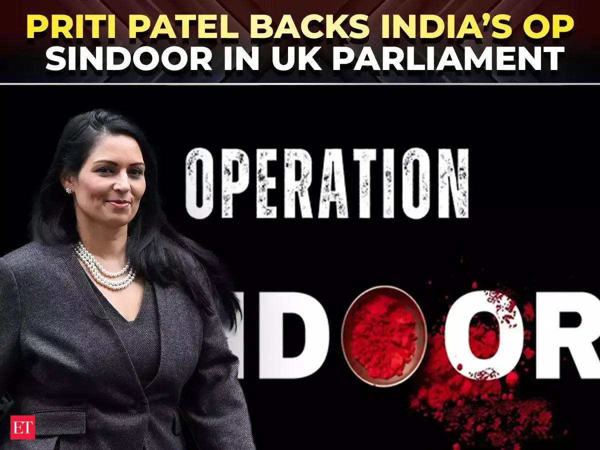 ‘India has right to hit’: UK MP Priti Patel blasts Pak, defends India’s ...