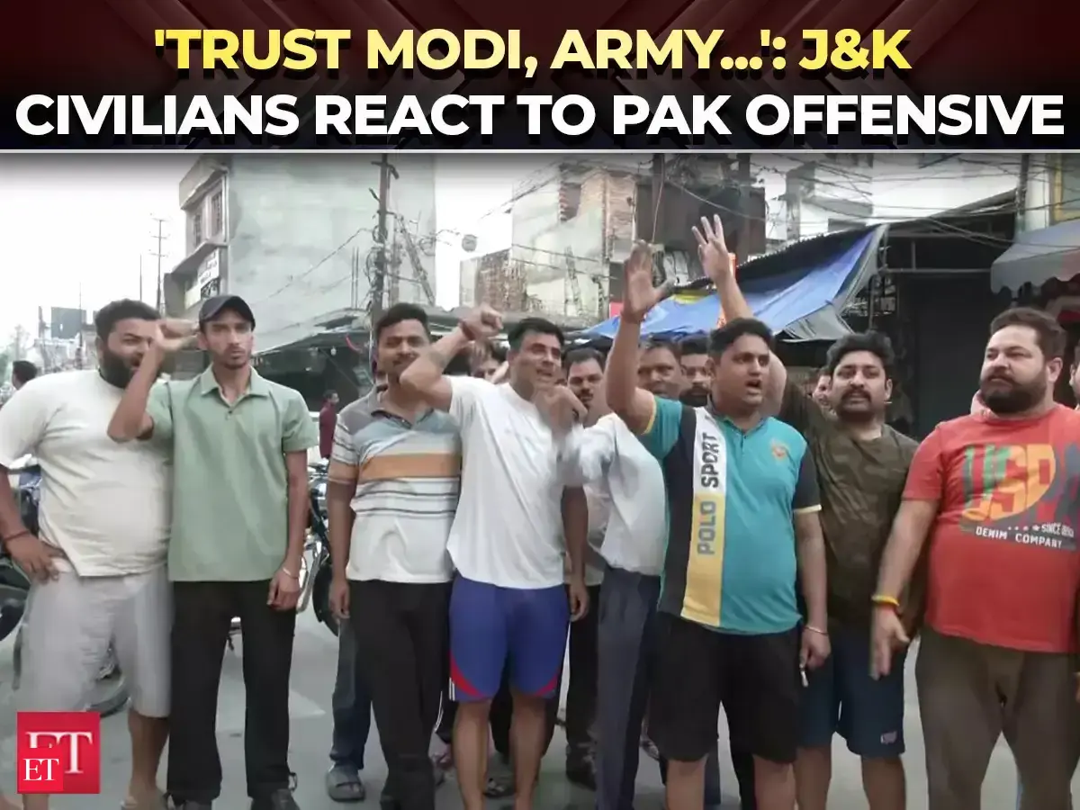 'Trust PM Modi, Army...': J&K civilians react to Pakistan's offensive ...
