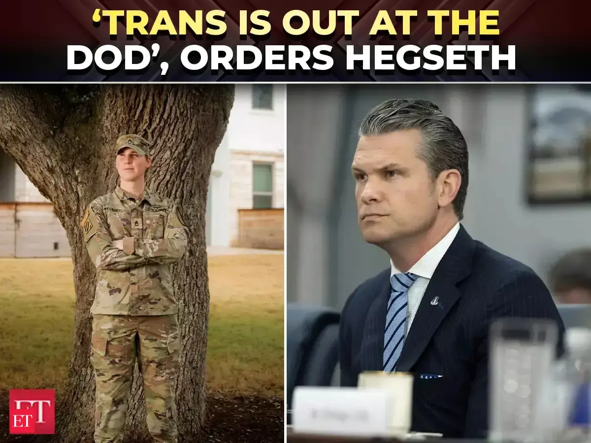 Pete hegseth: 'TRANS is out at the DOD’: Hegseth initiates ban on ...