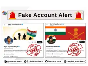 Warning: Fake accounts of Operation Sindoor heroes Vyomika Singh and ...