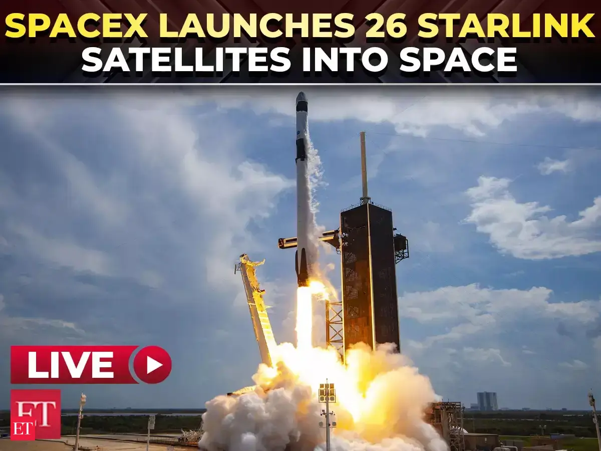 SpaceX Falcon 9 launches 26 Starlink satellites to orbit from ...