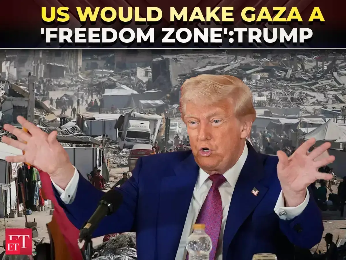 Trump suggests US should ‘Take’ Gaza and turn it into a ‘Freedom Zone ...