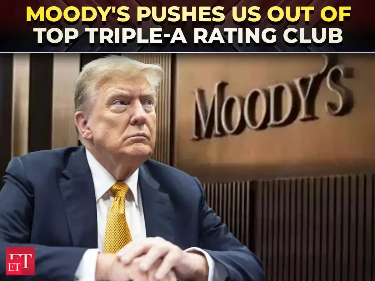 Moody's pushes US out of the top triple-A rating club from AAA to AA1 ...