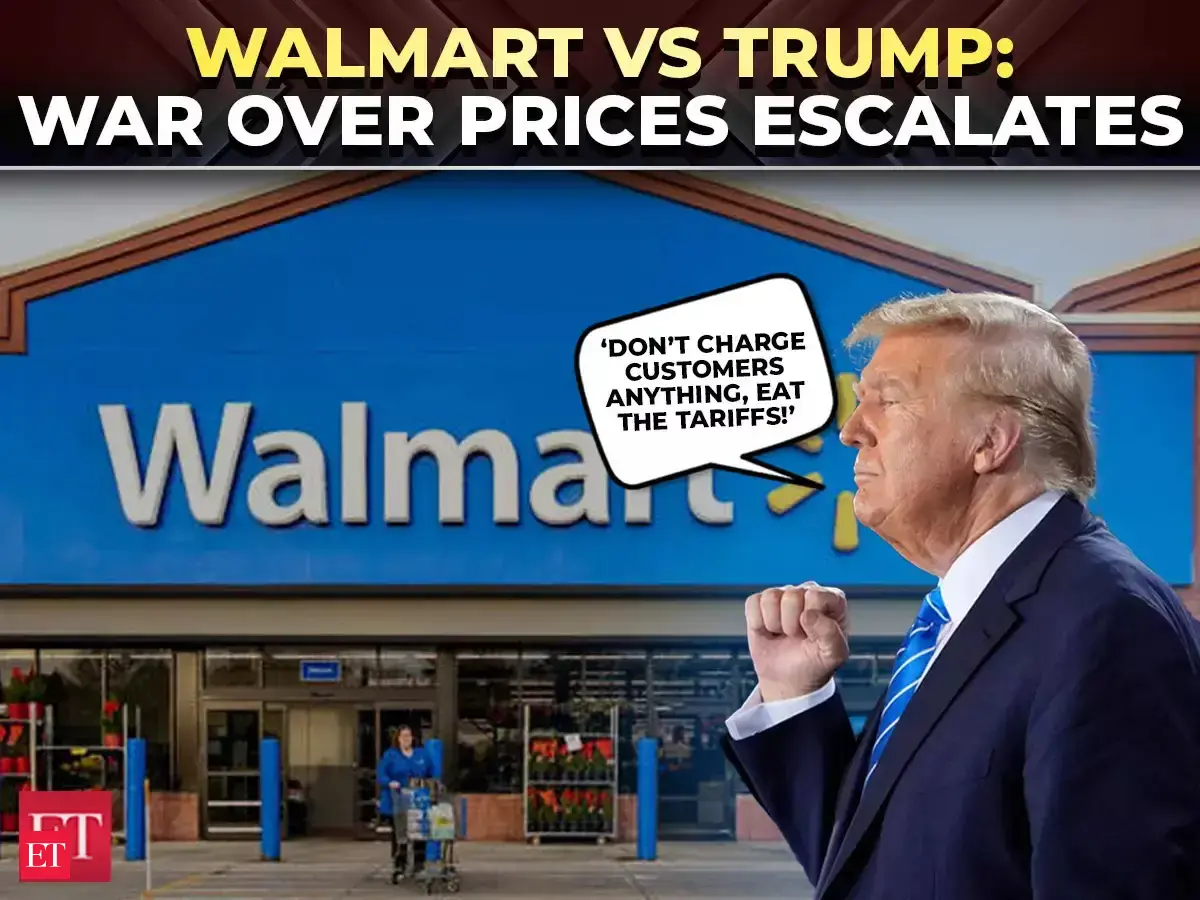 ‘Eat the tariffs’: Trump blasts Walmart over price hikes, says ‘don’t ...