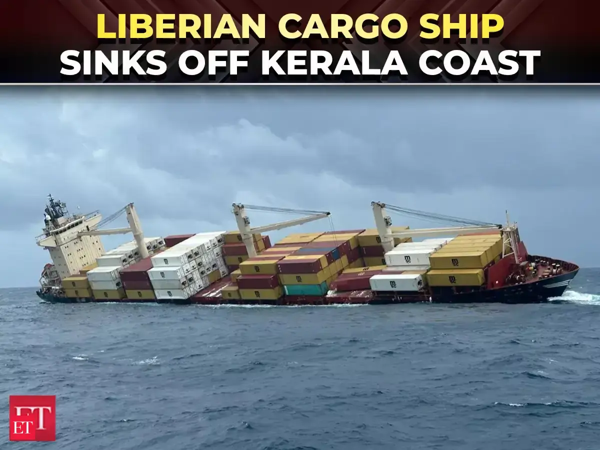 Liberian cargo ship MSC ELSA 3 carrying hazardous material sinks off ...