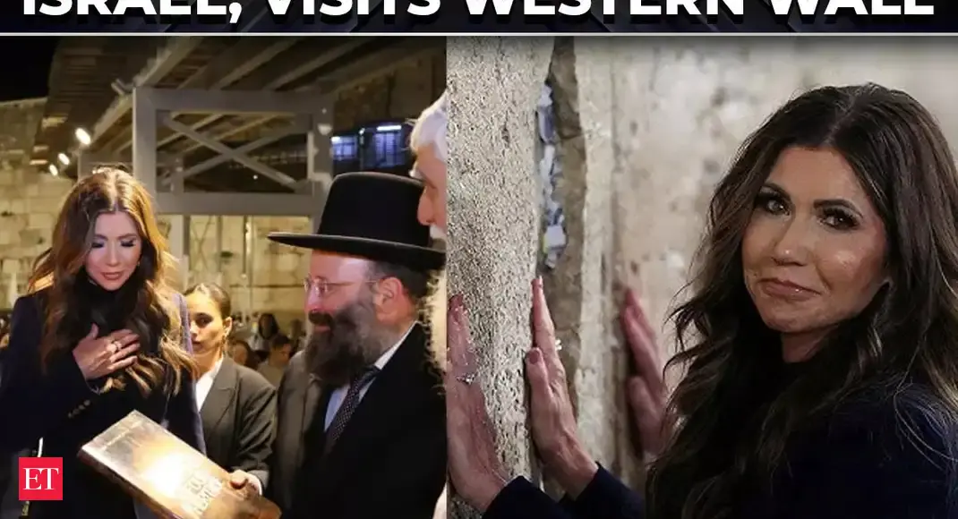 US Homeland Security Secy Kristi Noem lands in Israel, visits Western ...