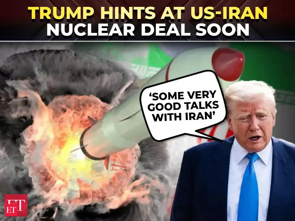 ‘I might tell you something good’: Trump hints at Iran nuclear deal ...