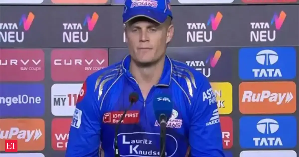 Loss to PBKS a bit of a wake up call for MI, says Rickleton - The ...