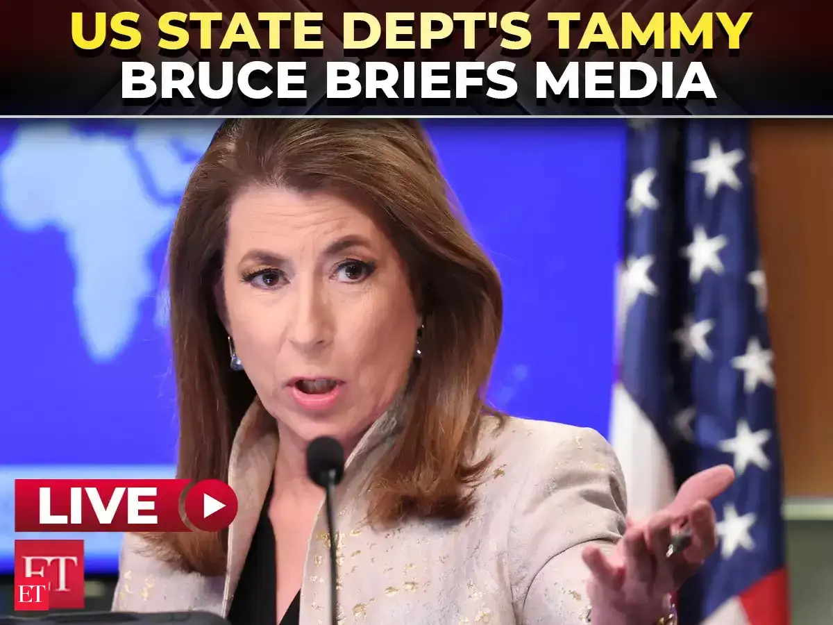 LIVE | US State Dept's Tammy Bruce briefs Press as Trump torches Putin ...