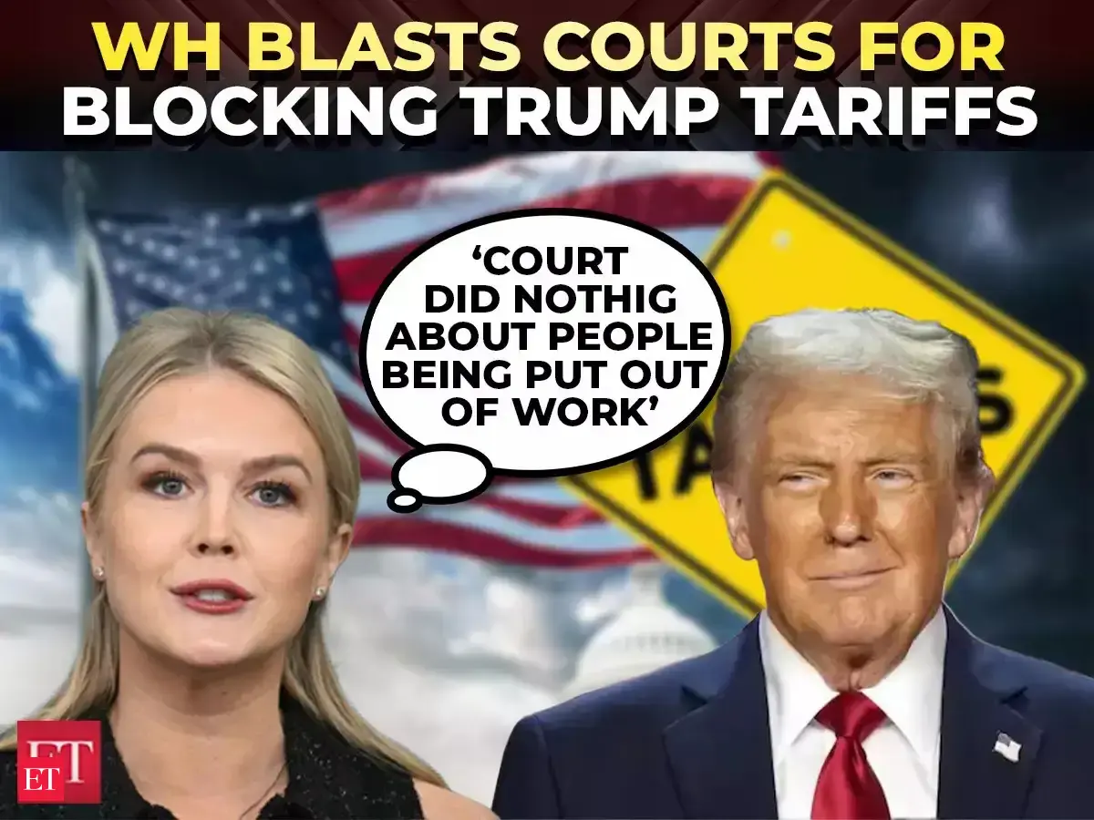 ‘Courts silent as jobs vanished, now blocking Trump’s fix’: White House ...