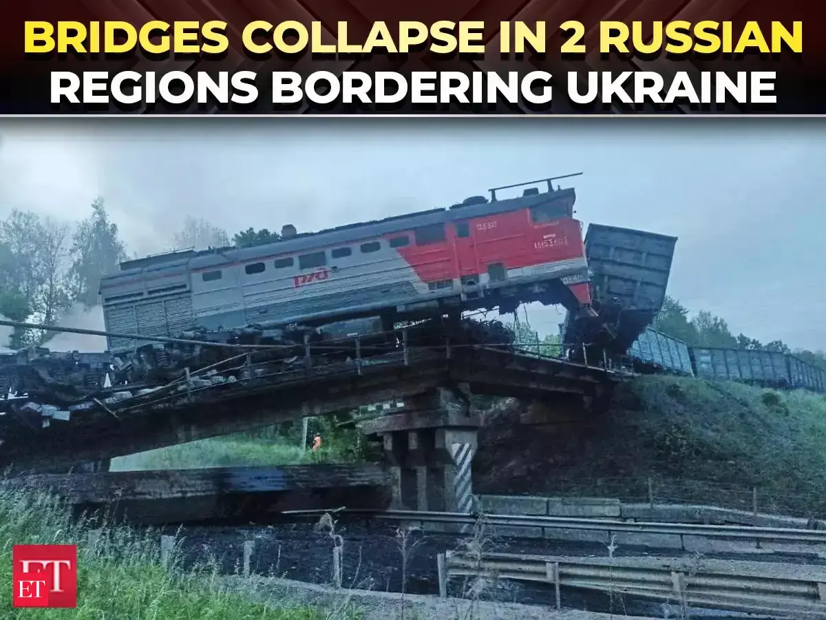 Bridges collapse in two Russian regions bordering Ukraine ahead of ...
