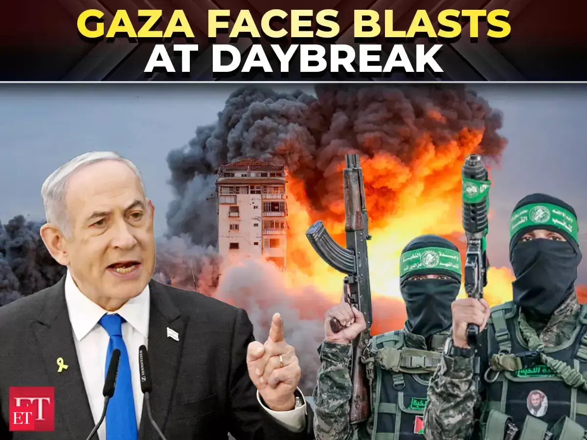 Gaza faces blasts at daybreak as Israeli defence detonates large ...
