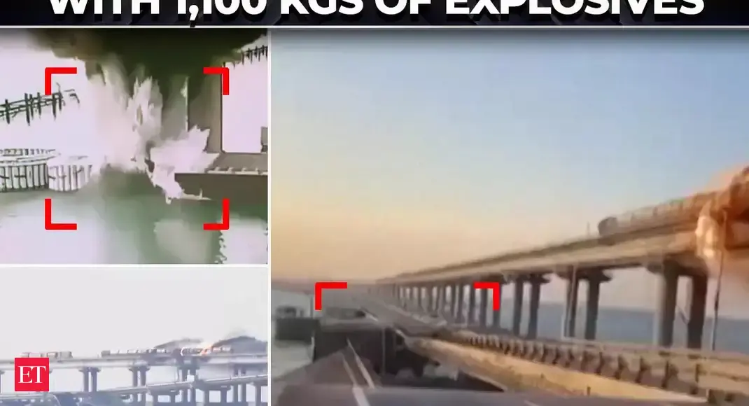 Ukraine’s explosive surprise, hits Crimea bridge in underwater attack ...