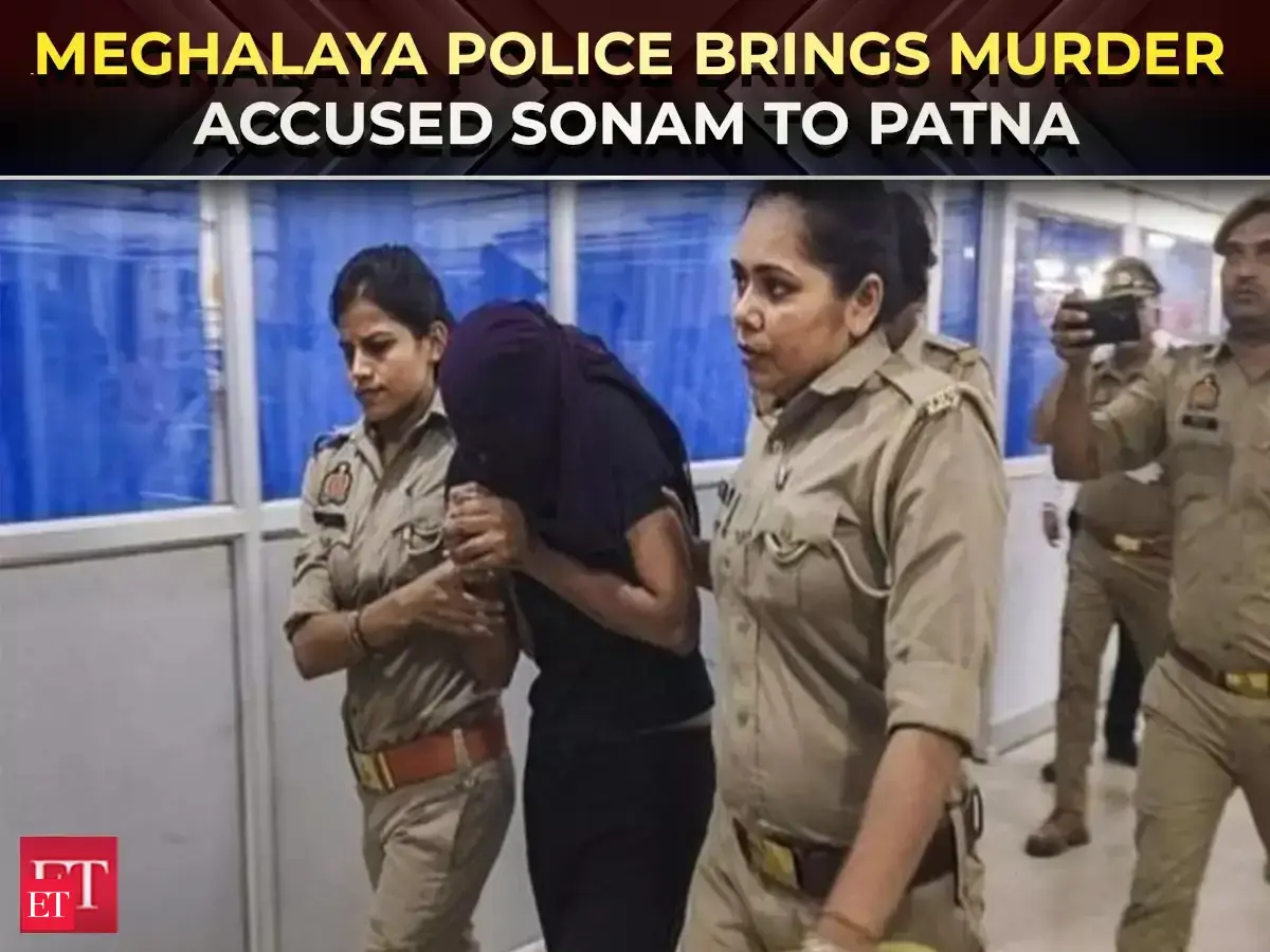 Raja Raghuvanshi murder case | Meghalaya Police brings Sonam to Patna ...