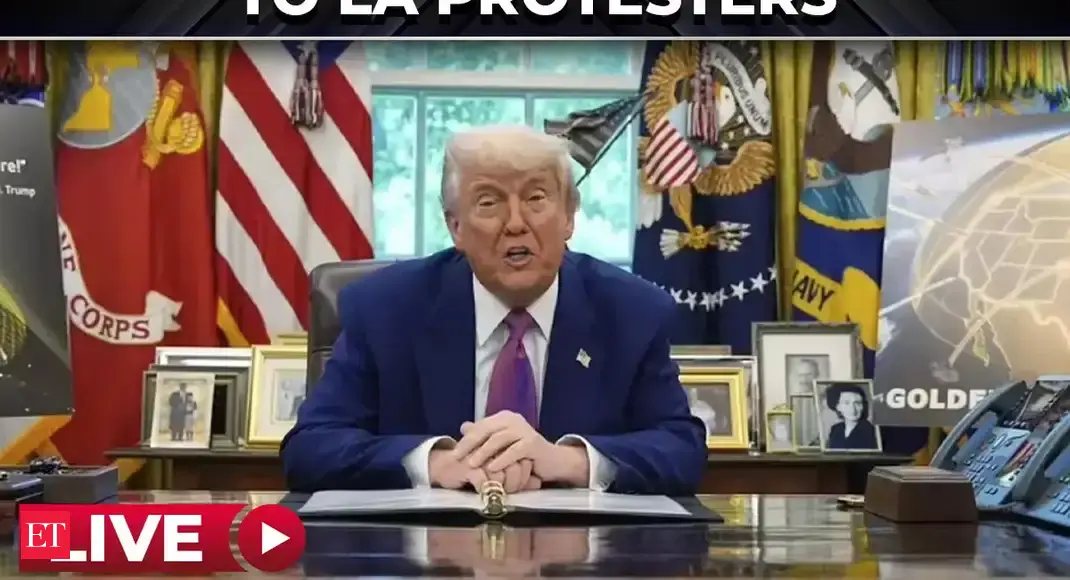 Donald Trump: Trump LIVE | 'We'll see' if Insurrection Act needed amid ...
