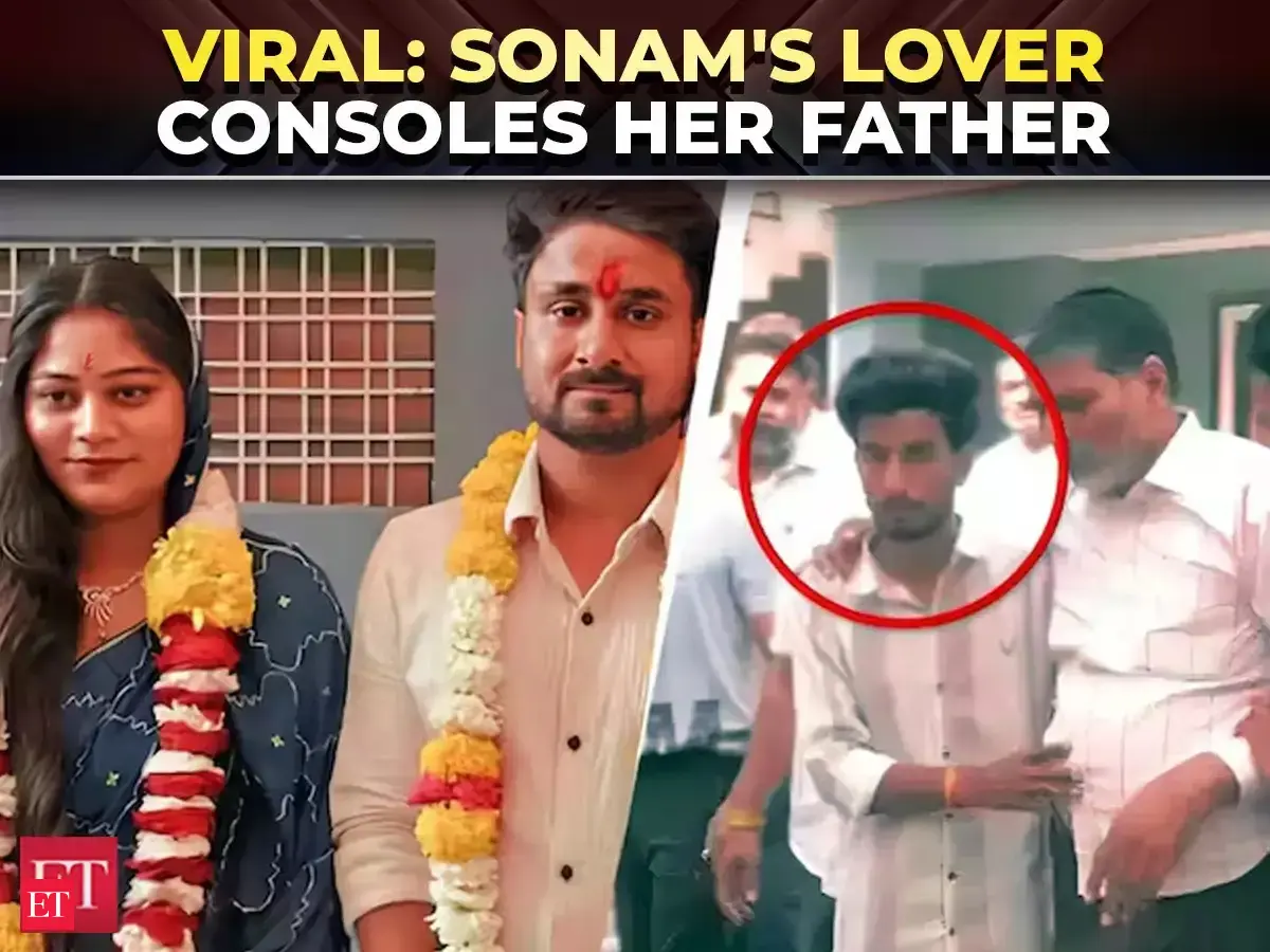 Viral video: Sonam’s lover Raj Kushwaha seen consoling her father at ...