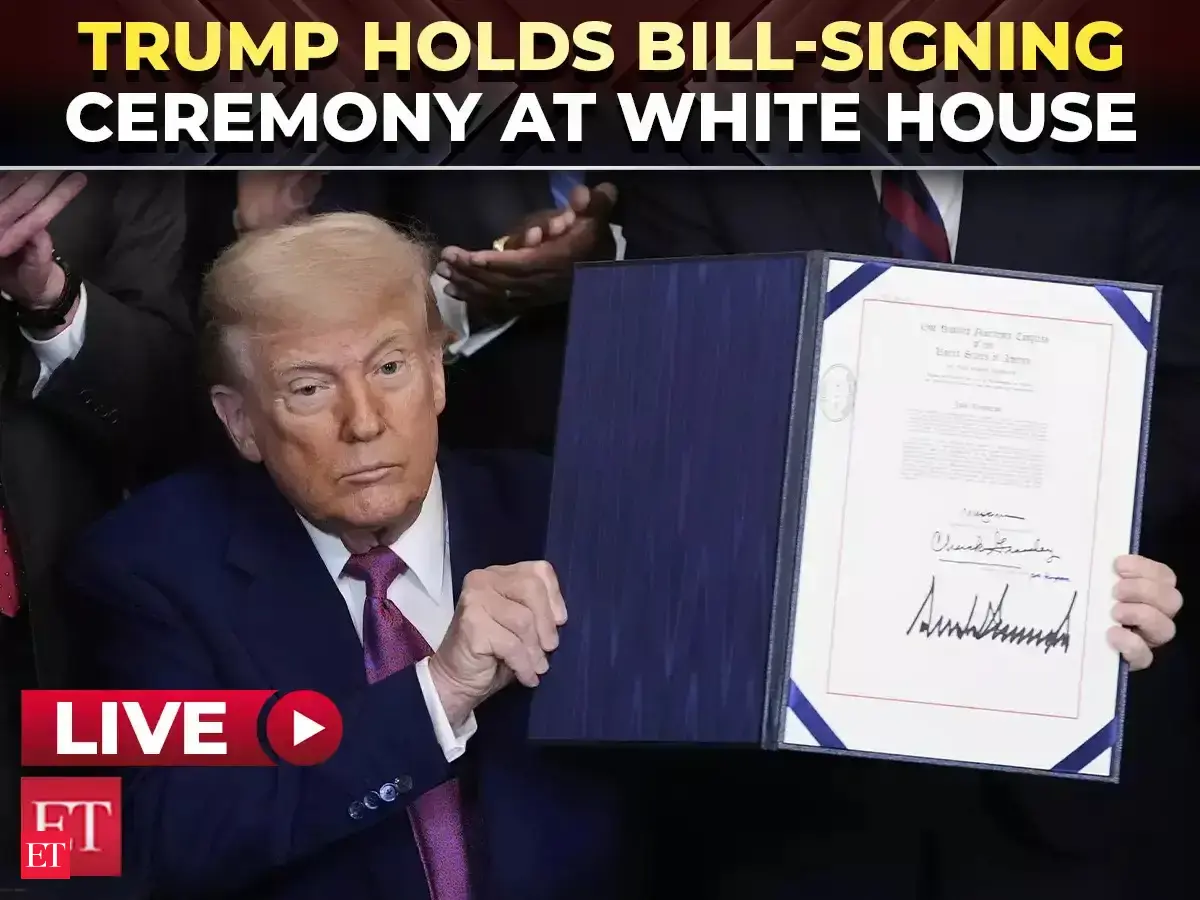 Donald Trump: Trump LIVE | US President holds bill signing ceremony at ...