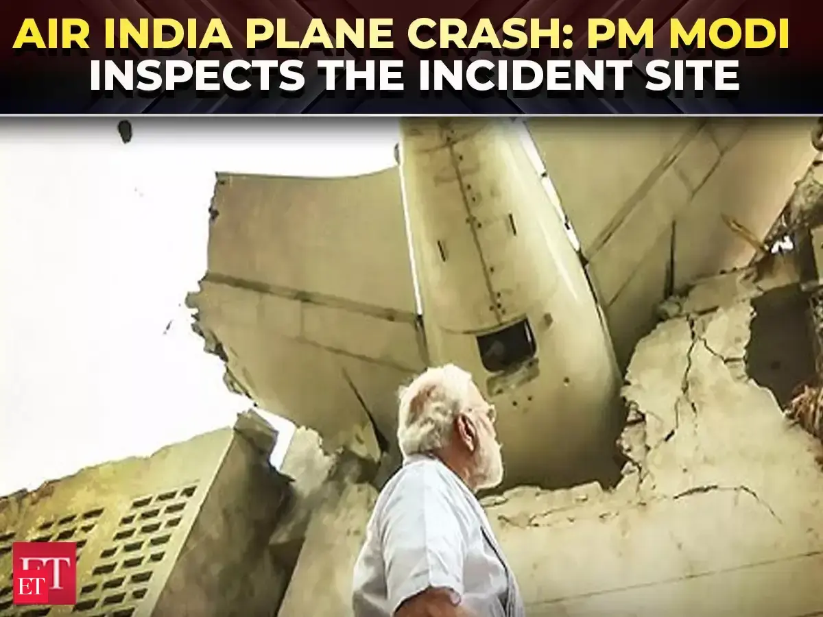 Ahmedabad Air India Plane Crash: PM Modi inspects the incident site ...