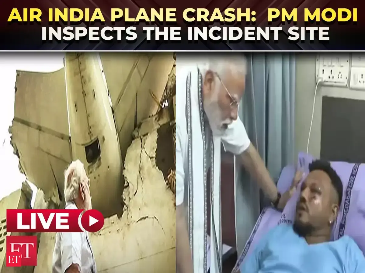 Ahmedabad Air India Plane Crash: PM Modi inspects the incident site ...