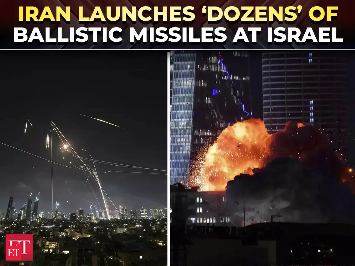 Iran-Israel tensions: Iran launches ballistic missiles at Israel in ...