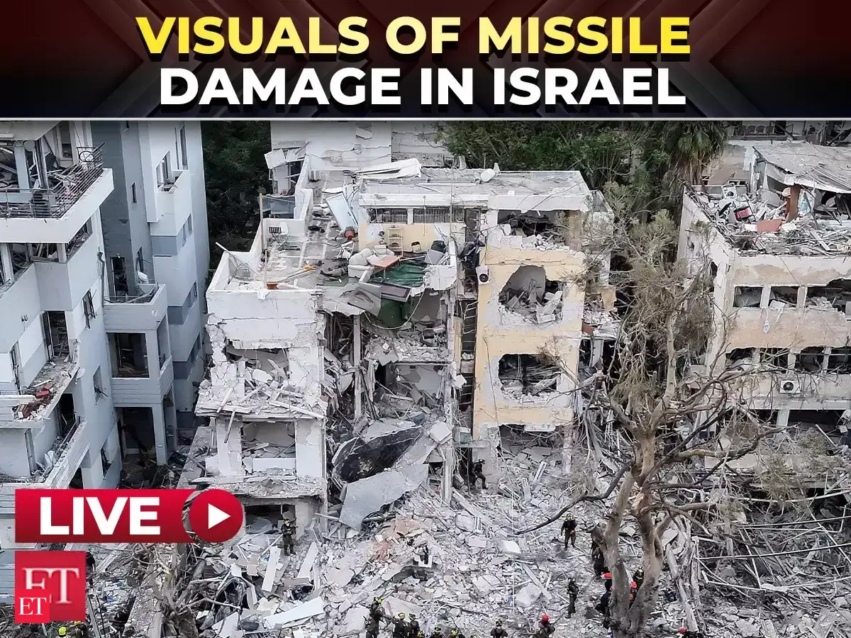 LIVE | Visuals from central Israel after Iranian missile strike ...