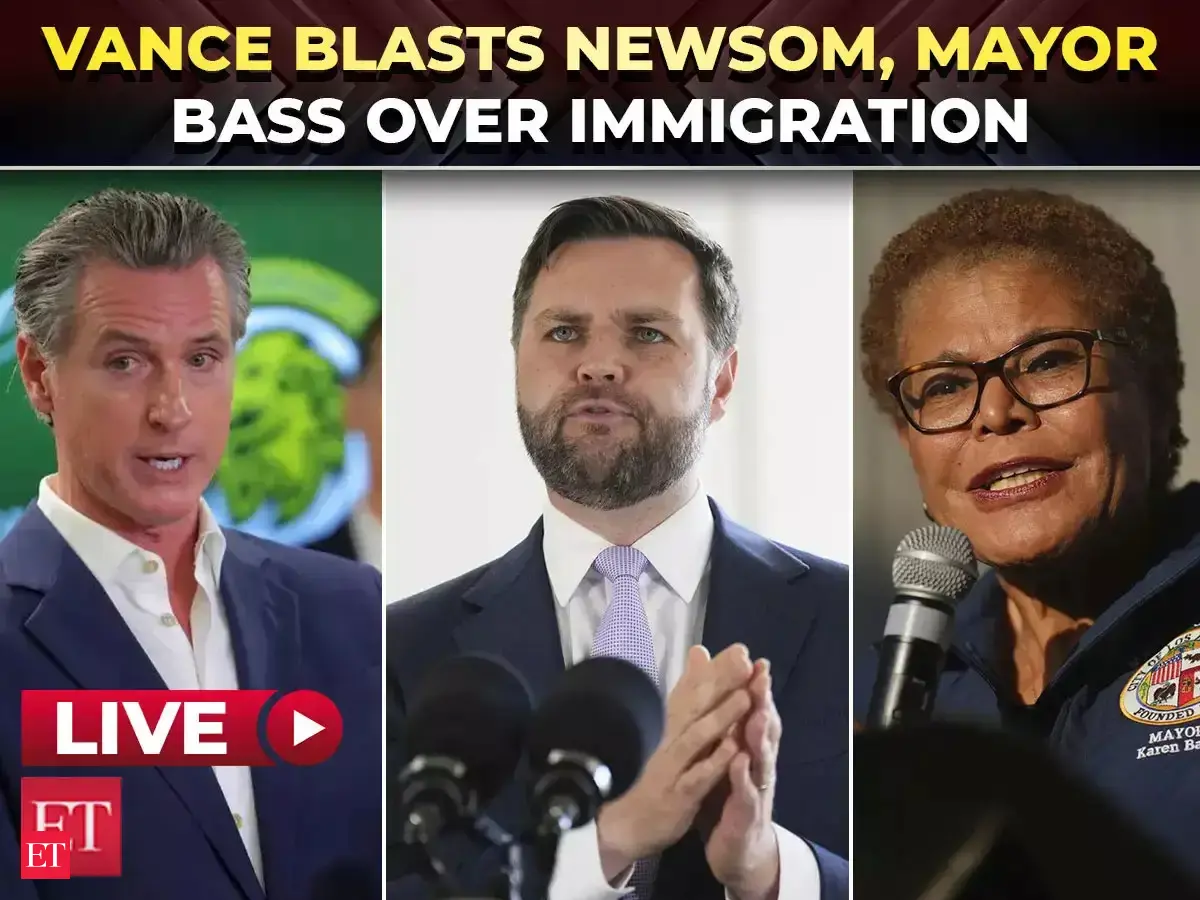 JD Vance: LIVE | 'Jose Padilla': JD Vance attacks Newsom and LA mayor ...
