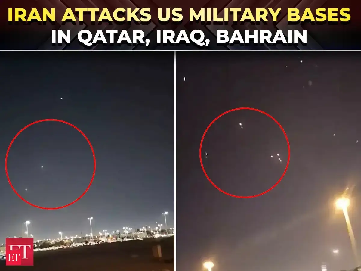 Iran US tensions: Iran hits back! launches massive missile attack on US ...