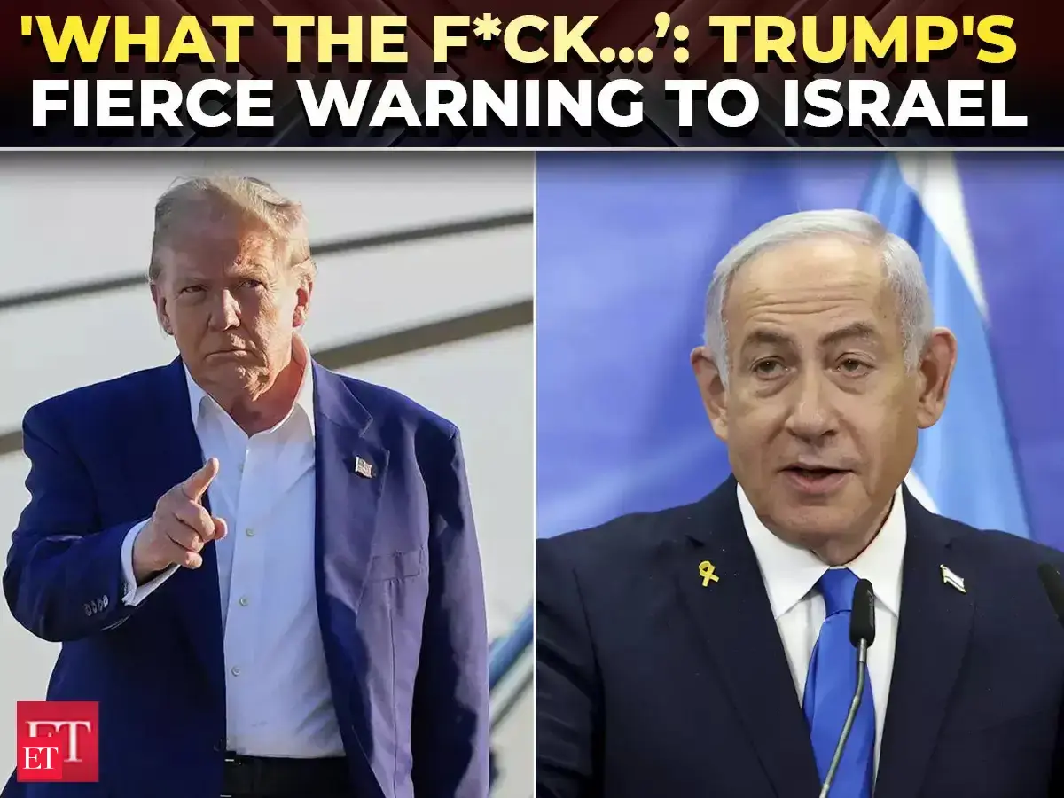 Donald Trump: 'What the F*ck they’re doing’: Trump raps Israel after it ...