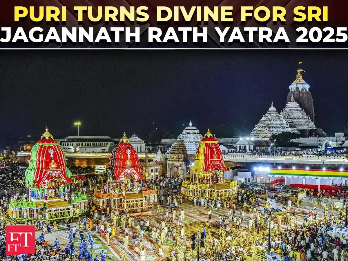 Rath Yatra 2025: Devotees flood Puri as chariots of Lord Jagannath roll ...