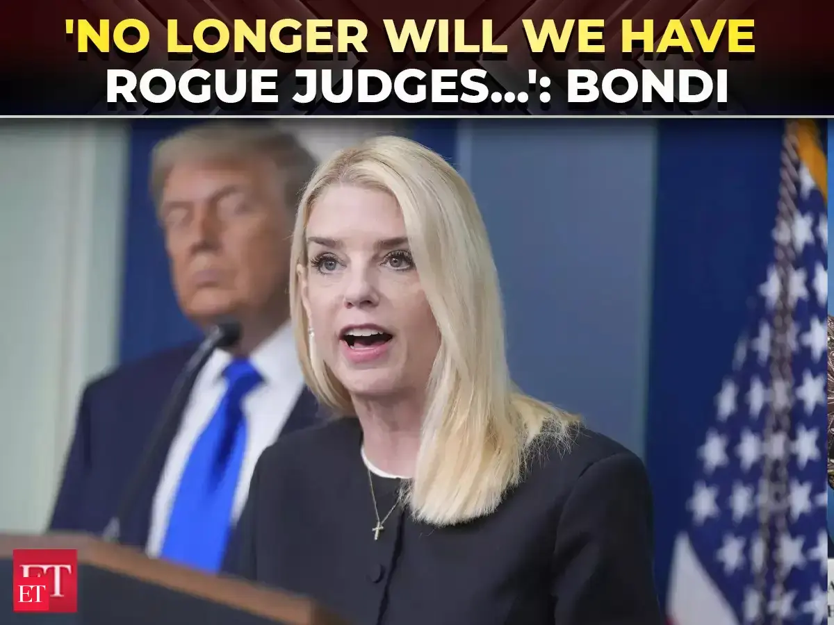 Pam Bondi: 'No longer will we have rogue judges striking down Trump ...
