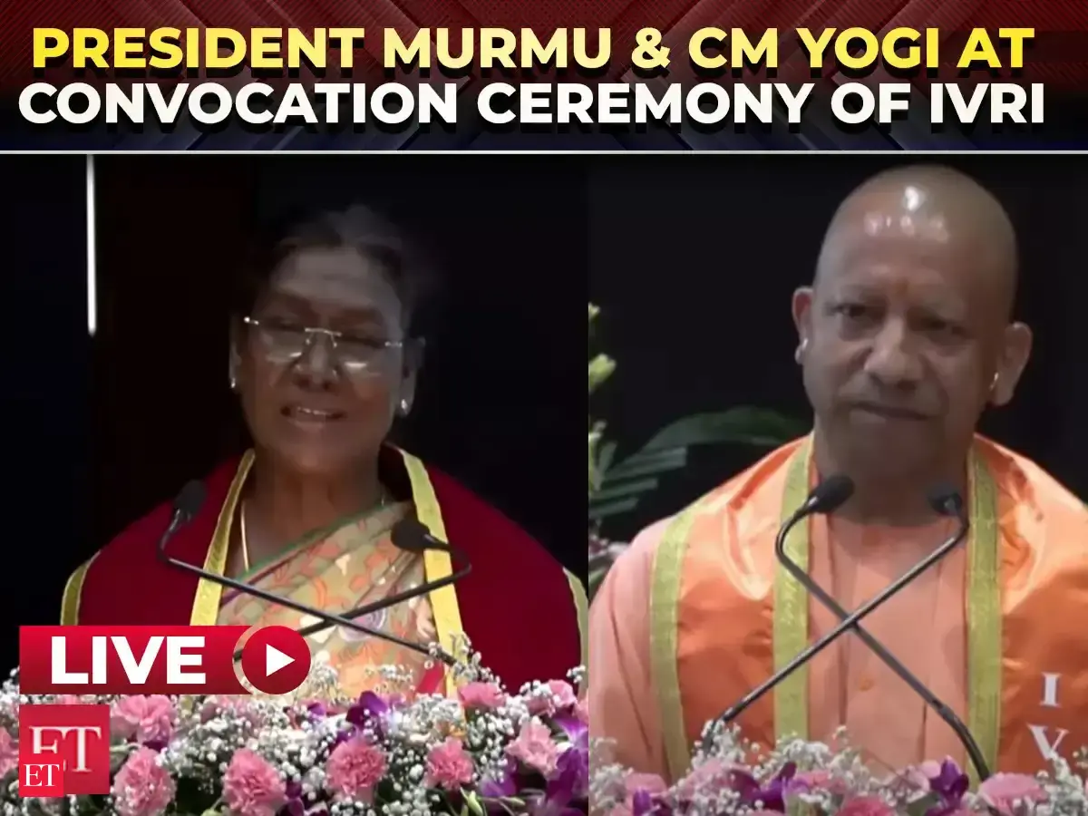 President Murmu & UP CM Yogi Adityanath deliver remarks at convocation ...