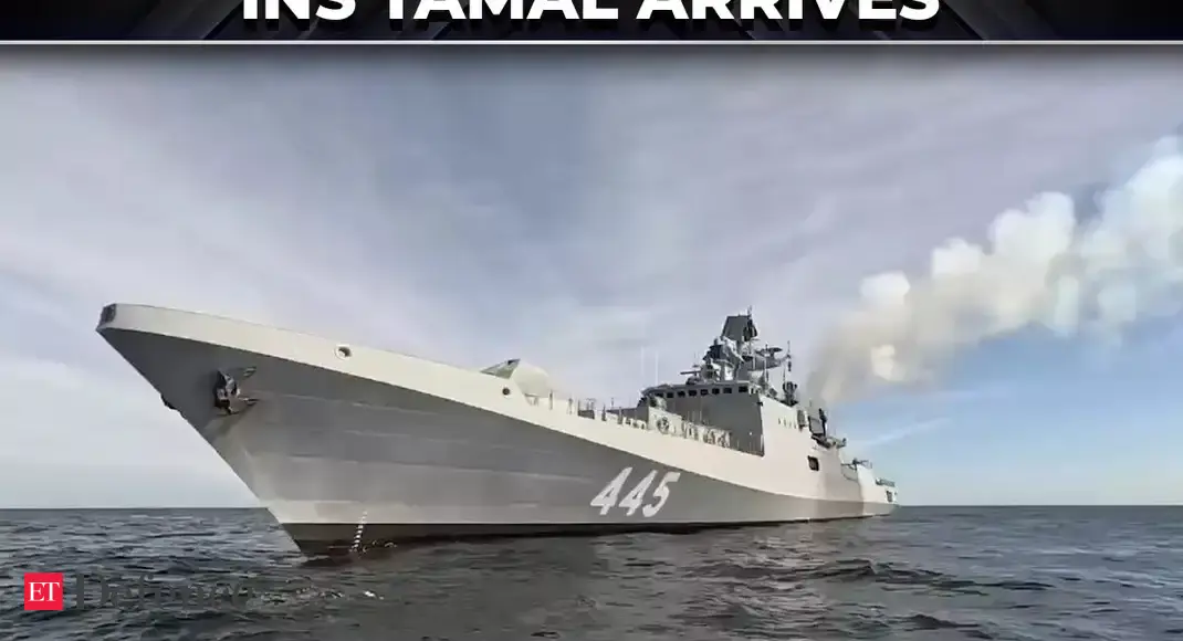 ins tamal: INS Tamal enters duty: Russia-built stealth frigate boosts ...