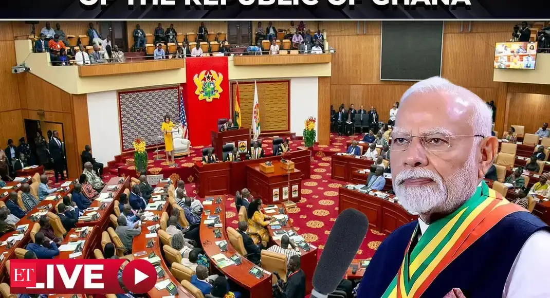 LIVE: Prime Minister Modi’s historic address at Ghana’s Parliament ...