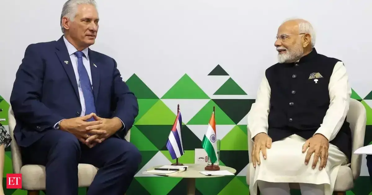 PM Modi meets Cuban President; discuss ties in pharma, UPI on sidelines ...
