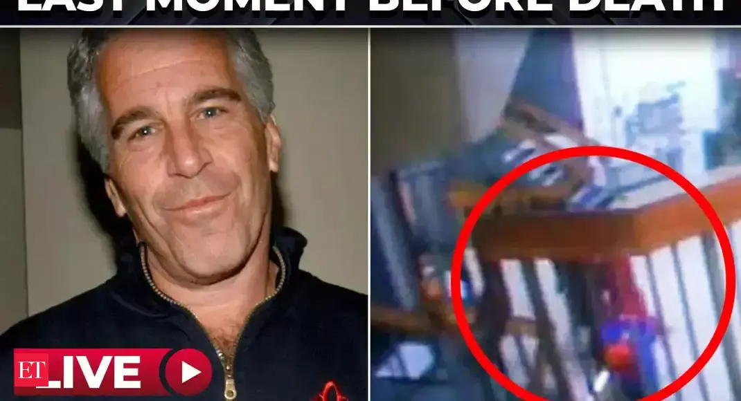Jeffrey Epstein: On Cam: Jeffrey Epstein's last night in jail; seen shortly before his death in ...