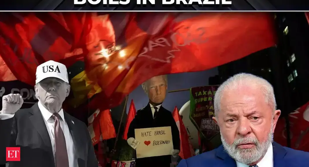 ‘Brazil is ours’: Protesters burn Trump effigy in fiery anti-tariff ...