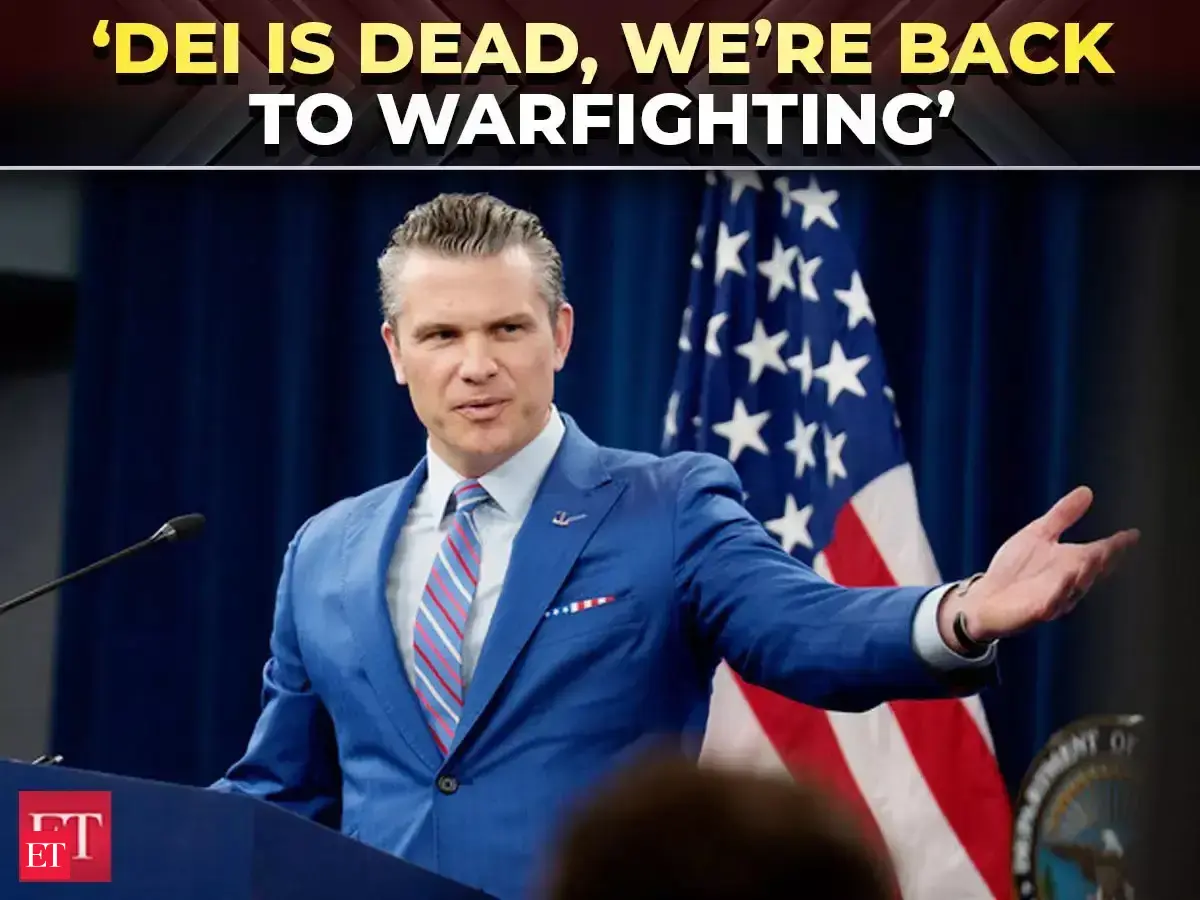 ‘DEI is dead at DOD’: Hegseth vows to restore warrior ethos in US ...