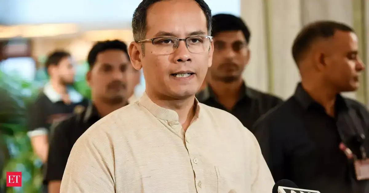 Congress MP Gaurav Gogoi moves adjournment motion notice in Lok Sabha ...