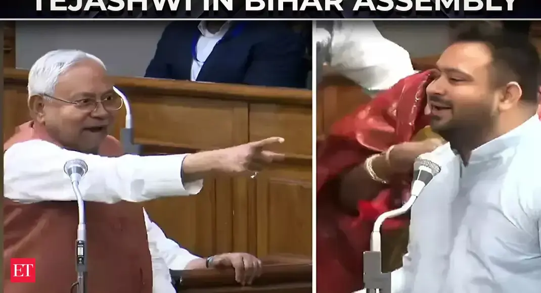 ‘You were a child...’: CM Nitish Kumar hits back at LoP Tejashwi Yadav in Bihar Assembly - The ...