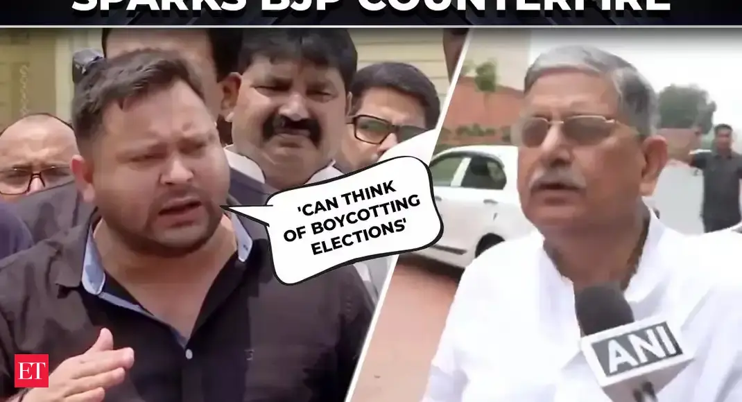 ‘Now they fear losing’: Rajiv Ranjan Singh slams Tejashwi over election ...